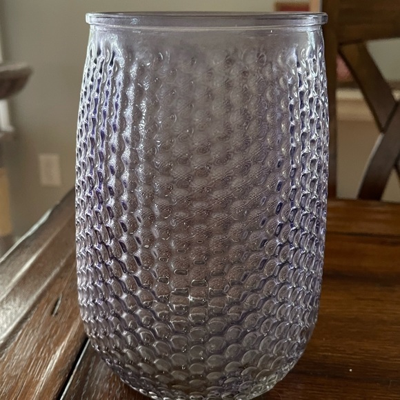 Source Unknown | Accents | Beautiful Dot Glass Vase | Poshmark